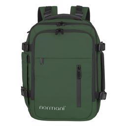 Normani Rucksack 'Nikaho' Herren Gr&ouml;&szlig;e One Size oliv / wei&szlig;