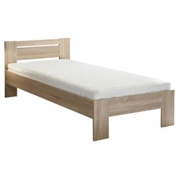 Boxxx Bett, Sonoma Eiche, 90x200 cm, in verschiedenen Gr&ouml;&szlig;en erh&auml;ltlich, Schlafzimmer, Betten, Einzelbetten
