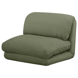 P & B Schlafsessel Elysia, Olivgr&uuml;n, Textil, 82x58x78 cm, Bsci, Liegefunktion, Wohnzimmer, Sessel, Schlafsessel