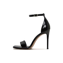 CESARE GASPARI Strap Sandals female size 37 Black
