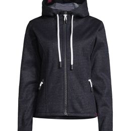 Salzhaut Fleecejacke 'HARMKEA' Damen Gr&ouml;&szlig;e XXXL navy
