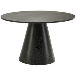 Mid.you Esstisch, Schwarz, Holzwerkstoff, Holzoptik, rund, konisch, A-Form, 120x75x120 cm, Esszimmer, Tische, Esstische, Esstische rund