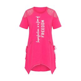 Angel of Style Shirt Damen Gr&ouml;&szlig;e XL pink / wei&szlig;