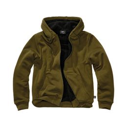 Brandit Sweatjacke Teddylining Olive (Gr&ouml;&szlig;e: L)