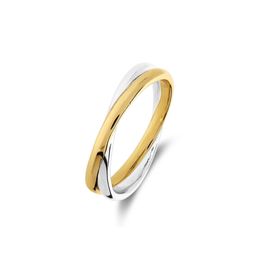 Lucardi Ring female size 57 Gold / Silver