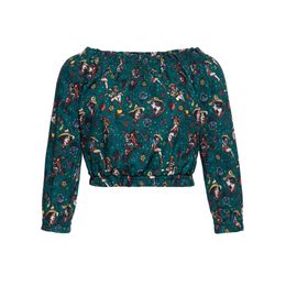 Queen Kerosin Blouse 'Cowgirl' female size XXL Green