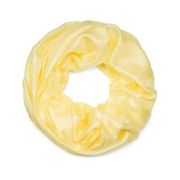 Stylebreaker Schlauchschal 'Seidiger Einfarbiger Loop' Damen Gr&ouml;&szlig;e One Size gelb