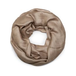 Stylebreaker Schlauchschal 'Seidiger Einfarbiger Loop' Damen Gr&ouml;&szlig;e One Size khaki