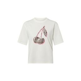 Marc Cain Shirt Damen Gr&ouml;&szlig;e XS/S ecru / schoko / rosa