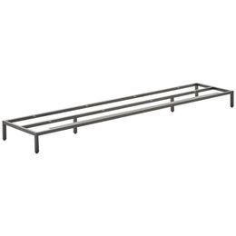 Novel Fussgestell, Schwarz, Metall, 180x13x40.5 cm,