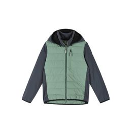 Reima Outdoorjacke 'Vaihto' Jungen Gr&ouml;&szlig;e 128 dunkelgrau / gr&uuml;n