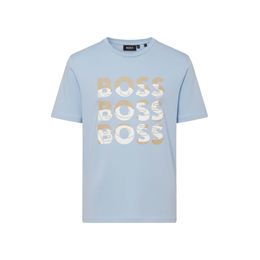 BOSS Shirt 'T-shirt celeste per bambino' Jungen Gr&ouml;&szlig;e 176 hellblau