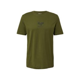 s.Oliver T-Shirt Herren Gr&ouml;&szlig;e L opal / oliv