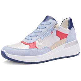 Ara Sneaker Damen Gr&ouml;&szlig;e 37.5 hellblau / rot / silber Sommerschuhe