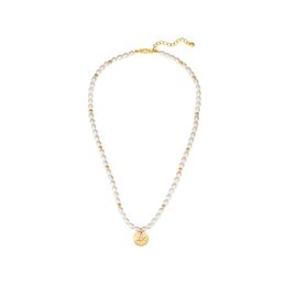 Yokoamii Kette Damen Gr&ouml;&szlig;e One Size goldgelb / wei&szlig;
