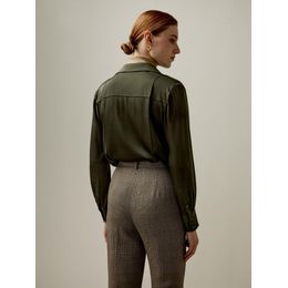 Lilysilk Bluse 'Sprezzatura Seide Hemd' Damen Gr&ouml;&szlig;e M gr&uuml;n