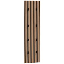 Mid.you Garderobenpaneel, Eiche, Holzwerkstoff, 30x110.6x2.6 cm, Aufh&auml;ngem&ouml;glichkeit, Garderobe, Garderobenpaneele, Garderobenpaneele