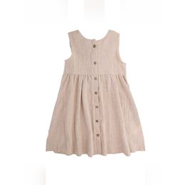 MAXIMO Dress 'GOTS MINI GIRL-Kleid Musselinstoff' girl size 122/128 Beige