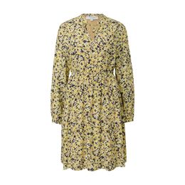 comma, Comma Casual Identity Kleid Damen Gr&ouml;&szlig;e 42 gelb / honig / schwarz / wei&szlig; Sommerkleid