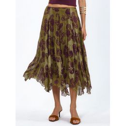 Busem Rock Damen Gr&ouml;&szlig;e 38 khaki / oliv / cyclam