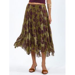Busem Rock Damen Gr&ouml;&szlig;e 36 khaki / oliv / cyclam