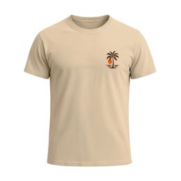 Neverless Shirt 'Beach Logo' Herren Gr&ouml;&szlig;e L beige