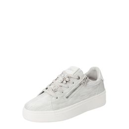 s.Oliver Sneaker Damen Gr&ouml;&szlig;e 42 silber / wei&szlig;meliert Sommerschuhe