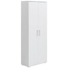 Xora Mehrzweckschrank, Wei&szlig;, Kunststoff, 5 F&auml;cher, 70x178.9x33.4 cm, stehend, Waschk&uuml;che, Mehrzweckschr&auml;nke