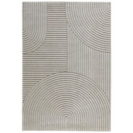 Novel Webteppich Granada, Grau, Textil, Boho, rechteckig, 80x150 cm, ISO 9001, Bsci, Oeko-Tex&reg; Standard 100, f&uuml;r Fu&szlig;bodenheizung geeignet, in verschiedenen Gr&ouml;&szlig;en erh&auml;ltlich, leicht zusammenrollbar, Teppiche & B&ouml;den, Teppiche, Webteppiche