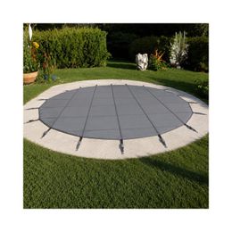 Sicherheitsnetz f&uuml;r Rundbecken CLASSIC grau Beckenma&szlig;: 460 cm