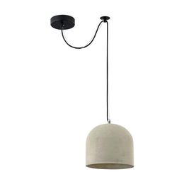 Maytoni Pendelleuchte Loft, Grau, Schwarz, Metall, Stein, zylindrisch,zylindrisch, 20 cm, CE, beliebig k&uuml;rzbar, gleichm&auml;&szlig;ige Lichtverteilung, Lampen & Leuchten, Innenbeleuchtung, H&auml;ngelampen, Pendelleuchten