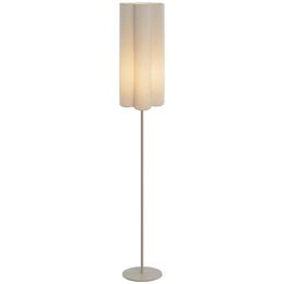 Novel Stehleuchte, Beige, Metall, Kunststoff, Textil, Abstraktes,Abstraktes, 150 cm, RoHS, CE, Fu&szlig;schalter, Textilschirm, Lampen & Leuchten, Innenbeleuchtung, Stehlampen, Stehlampen