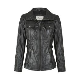7eleven Lederjacke 'SEMerle' Damen Gr&ouml;&szlig;e M schwarz Sommerjacke