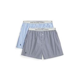 Polo Ralph Lauren Shorty ' Shirting Stripes ' Damen Gr&ouml;&szlig;e XS hellblau / dunkelblau / wei&szlig; Sommerkleid