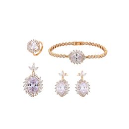NAEMI Set Damen Gr&ouml;&szlig;e One Size gold / rosegold / transparent