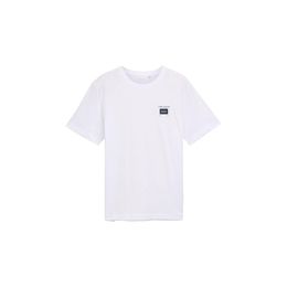 Tom Tailor T-Shirt Herren Gr&ouml;&szlig;e L marine / wei&szlig;