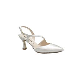 Melluso Slingpumps Damen Gr&ouml;&szlig;e 37 wei&szlig;meliert