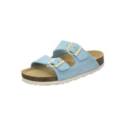 AFS-Schuhe Mules 'Pantoletten Damen Zweischnaller hellblau' female size 43 Light blue