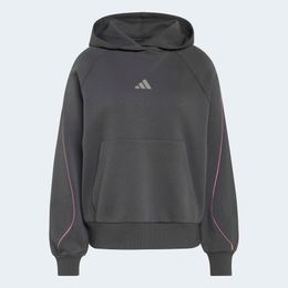 adidas Sportswear Sweatshirt Damen Gr&ouml;&szlig;e L basaltgrau / rosa