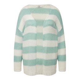 Angel Of Style Oversizestrickjacke Damen Gr&ouml;&szlig;e 4XL mint / wei&szlig;
