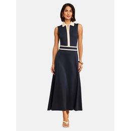 Love & Roses Kleid Damen Gr&ouml;&szlig;e 46 beige / navy Sommerkleid