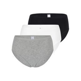 Speidel Slip 'bio.cotton Plus' Damen Gr&ouml;&szlig;e M grau / schwarz / wei&szlig;
