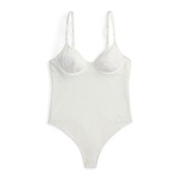 Polo Ralph Lauren Body ' Cotton Eyelet ' Damen Gr&ouml;&szlig;e XS wei&szlig;