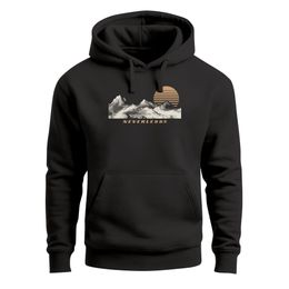 Neverless Sweatshirt 'Mountain' male size 4XL Black