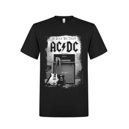 ACDC AC/DC Shirt 'AC/DC In rock we trust t-shirt' Herren Gr&ouml;&szlig;e L schwarz