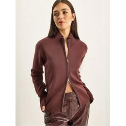 Bianco Lucci Strickjacke 'Strickjacken' Damen Gr&ouml;&szlig;e S/M burgunder