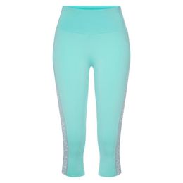 Lascana Active Sporthose Damen Gr&ouml;&szlig;e XS aqua / grau / wei&szlig;