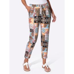 Heine Damen Jogg Pants, Blau, Gr. 38, R&ouml;hrenhosen, Material: Baumwolle