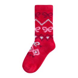 next Socken M&auml;dchen Gr&ouml;&szlig;e 31/36 dunkellila / pink / rot