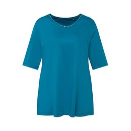 Ulla Popken Shirt female size M/L Petrol